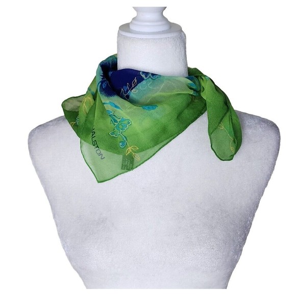 Halston Heritage | Accessories | Vintage Halston 0 Pure Silk Scarf Made ...